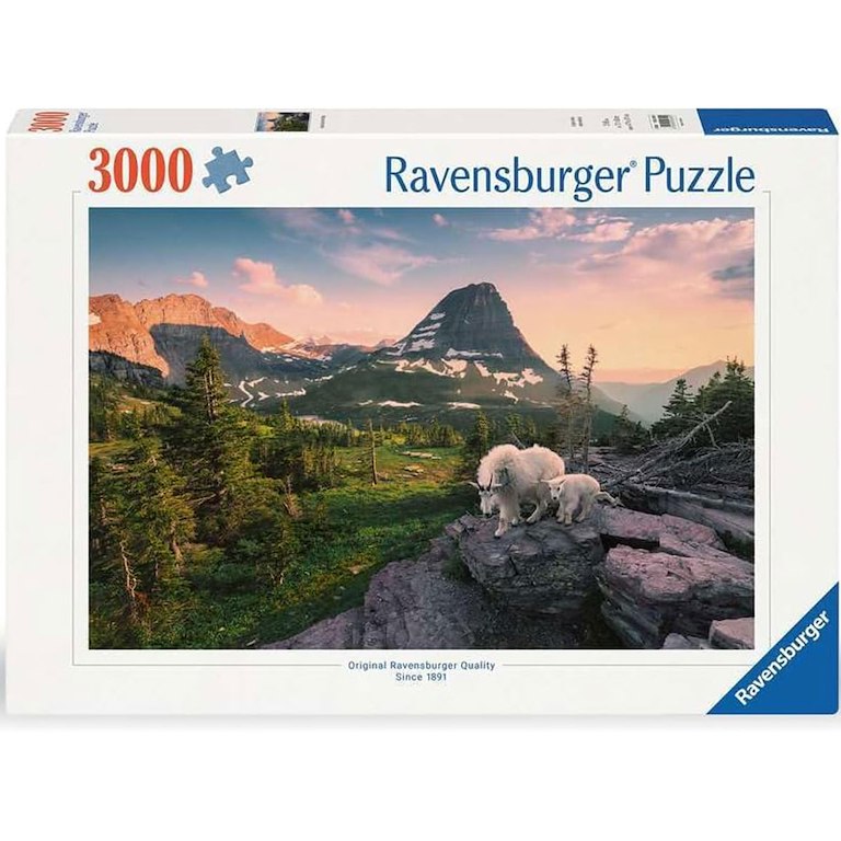 Ravensburger puzzle (slagalice) - 3000pcs Planinske koze RA12000809