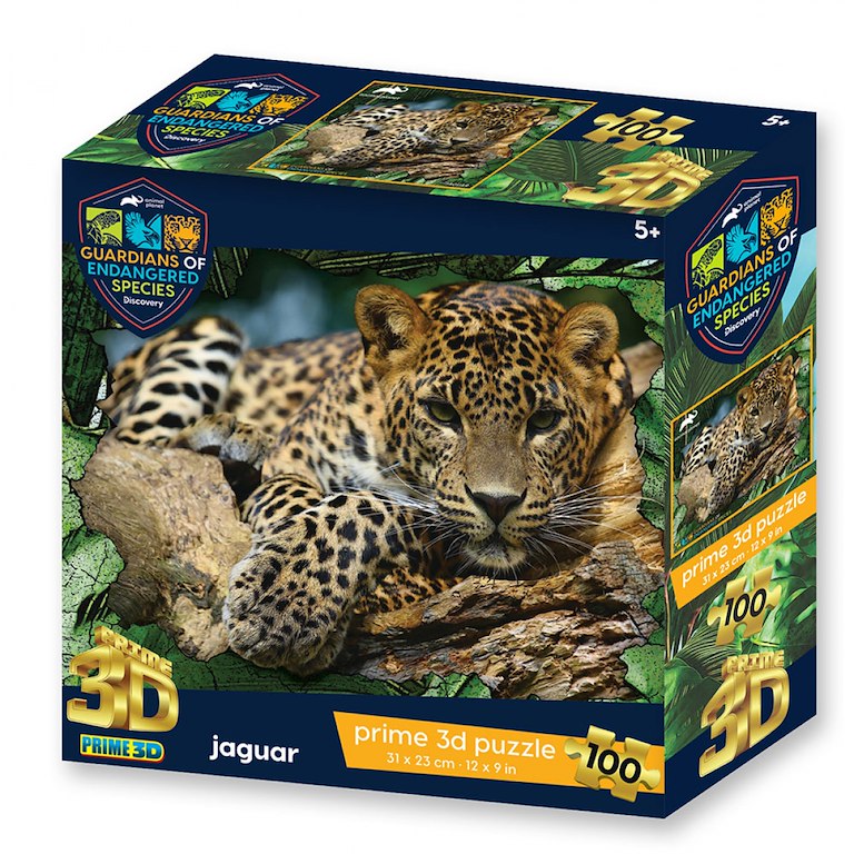 Prime 3D - Animal Planet - Jaguar 100pcs 13962
