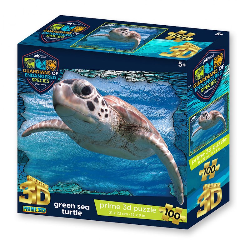 Prime 3D - Animal Planet - Zelena Morska Kornjača 100pcs 13971