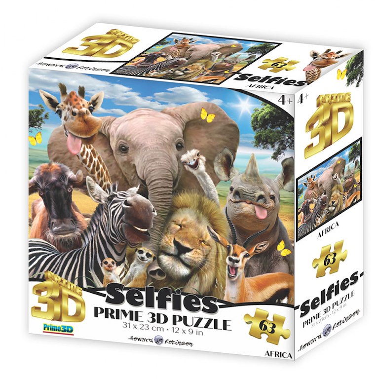 Prime 3D - Selfie - Afrika 63pcs 13542