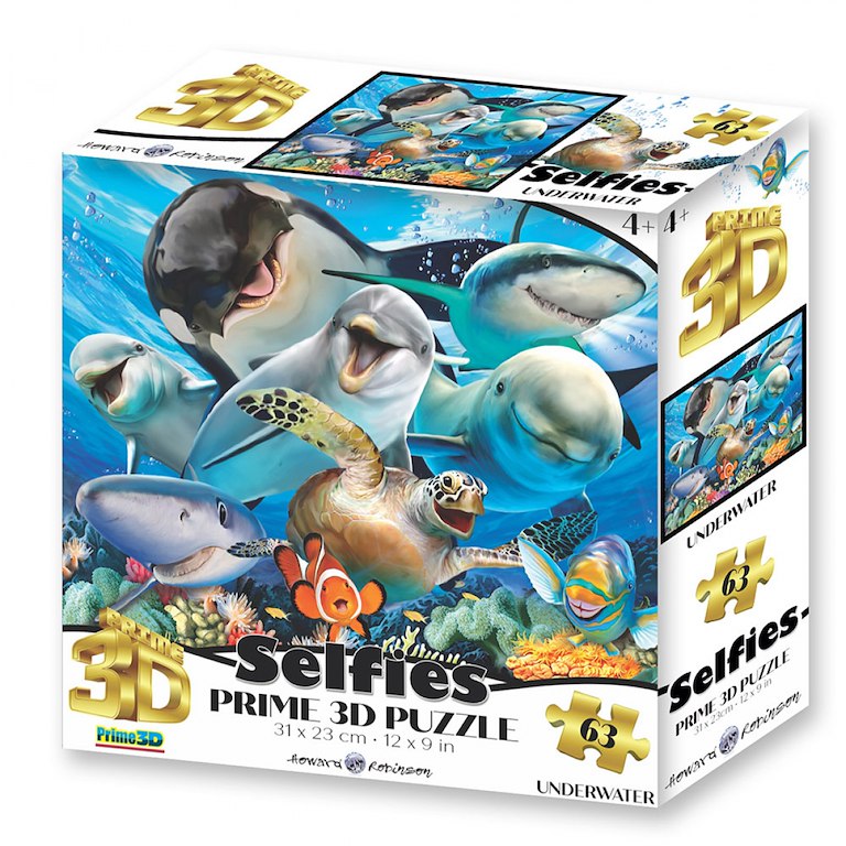 Prime 3D - Selfie - Podvodni Život 63pcs 13743