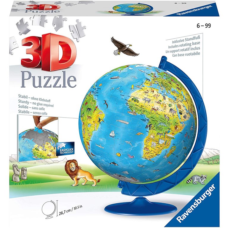 Ravensburger 3D puzzle (slagalice) Dečiji globus RA12338