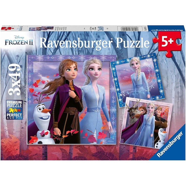Ravensburger puzzle (slagalice) - 3 x 49pcs Frozen RA05011