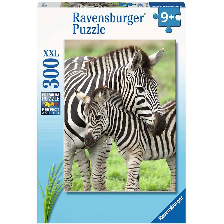 Ravensburger puzzle (slagalice) - 300XXL Zaljubljene zebre RA12948