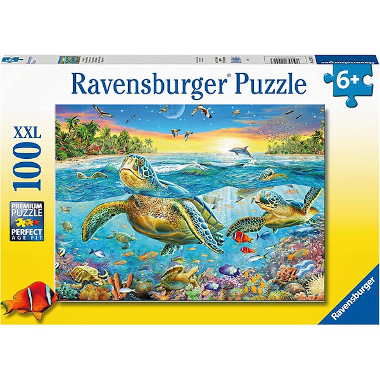 Ravensburger puzzle (slagalice) - Plivanje sa kornjačama RA12942