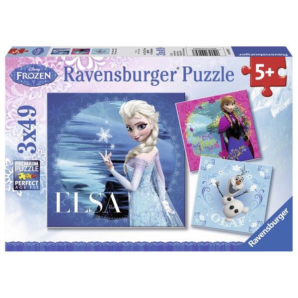 Ravensburger puzzle (slagalice) 3x49 Frozen RA09269