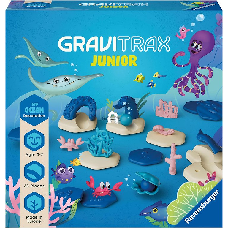 Gravitrax Junior dodatak My Ocean - Ravensburger društvena igra RA27400