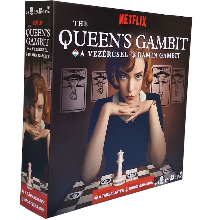 Netflix QUEENS GAMBIT Damin Gambit Društvena Igra na Srpskom 93534