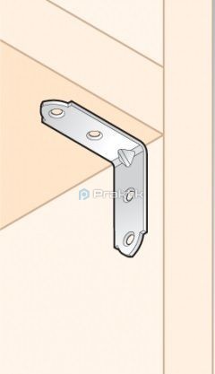 KW 25-UGAONA SPOJNICA 25X25X17X1.5MM/POC