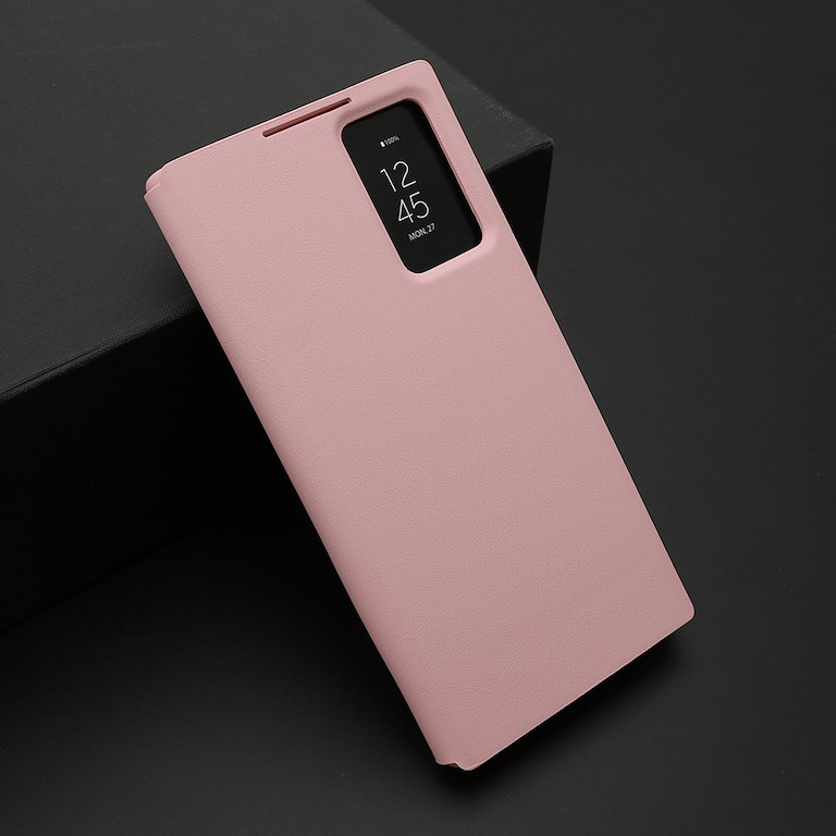 Futrola BI FOLD Smart Window za Samsung Galaxy S22 Ultra 5G roze (MS)