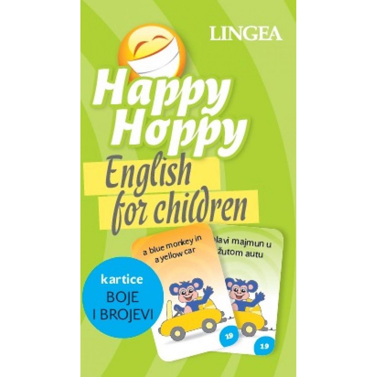 Happy Hoppy English for children – Boje i brojevi (kartice)