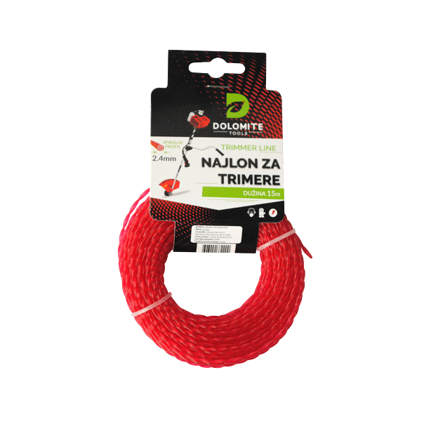 DOLOMITE rezna nit - silk 2.4/15 - spiral