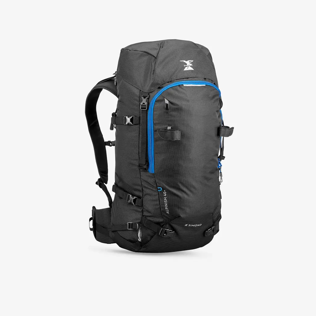 Crni ranac za planinarenje ALPINISM EVO 40 l