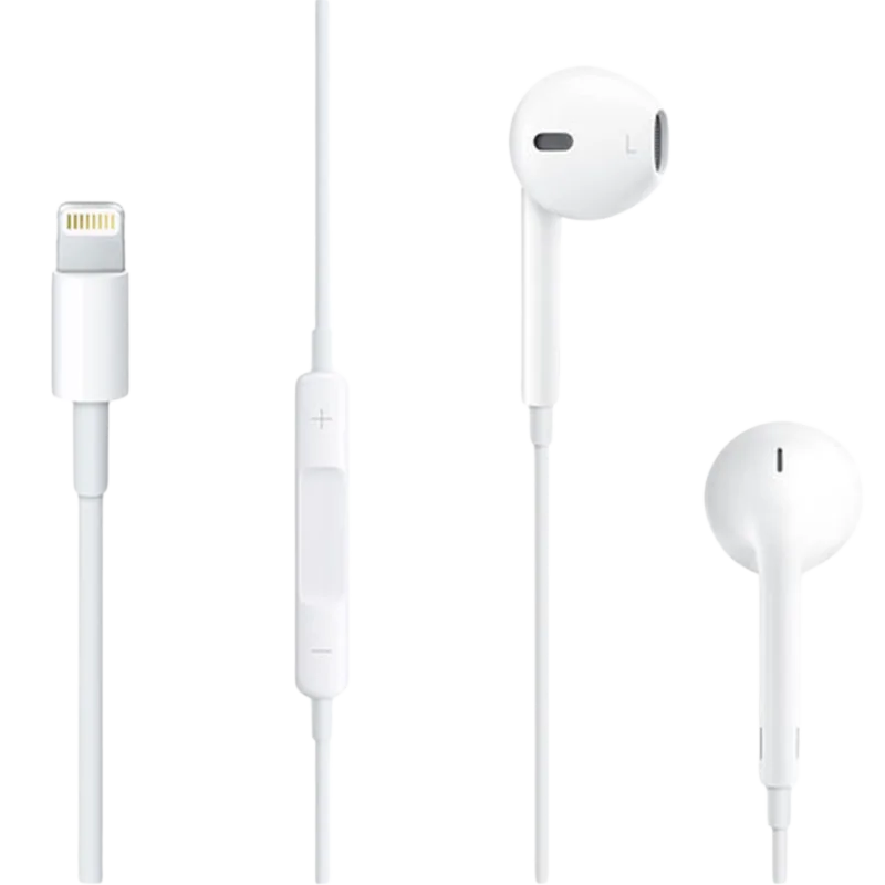 DENMEN žičane slušalice Lightning (DR10) Bele