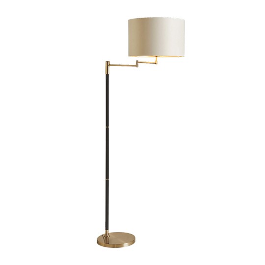 Dekorativna podna lampa E27 bež crna 160cm M47-C