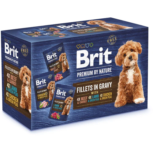 BRIT PREMIUM by Nature, Multipack za pse, fileti u sosu, 12x85g
