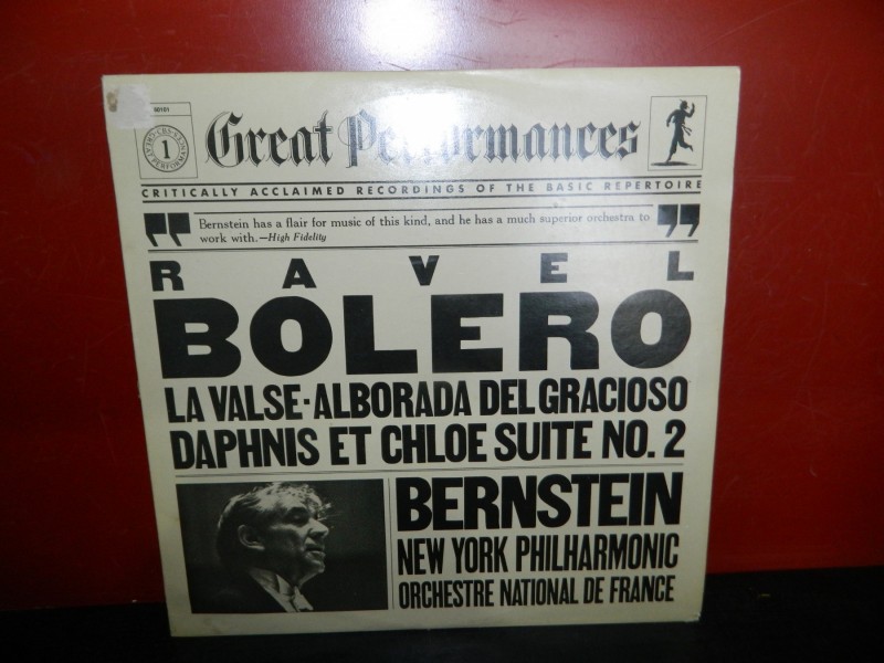 Bolero, Ravel (Bernstein) LP, SVE 10d