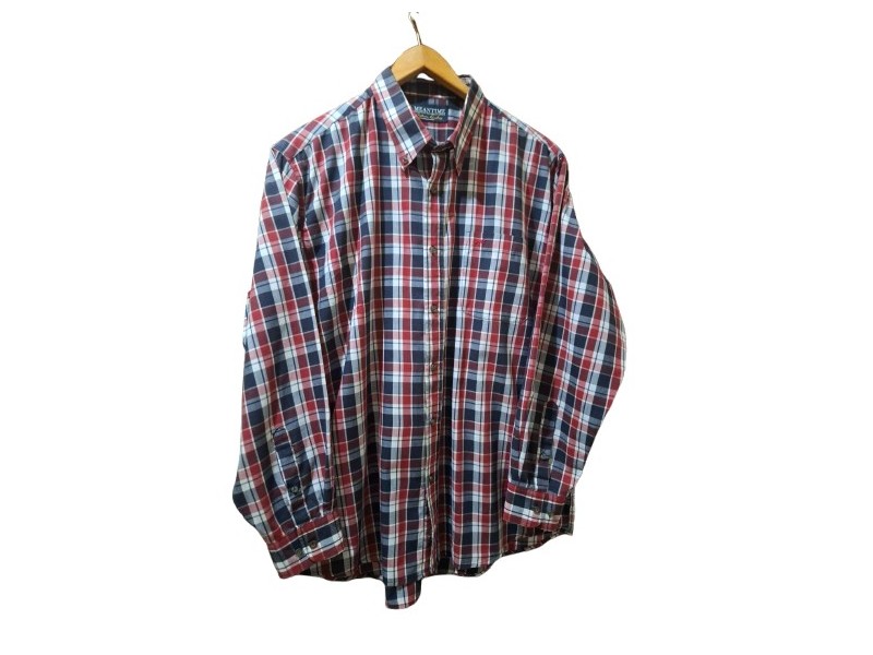 *NOVA,KARIRANA MUSKA KOSULJA 45/46, MEANTIME, 2XL***