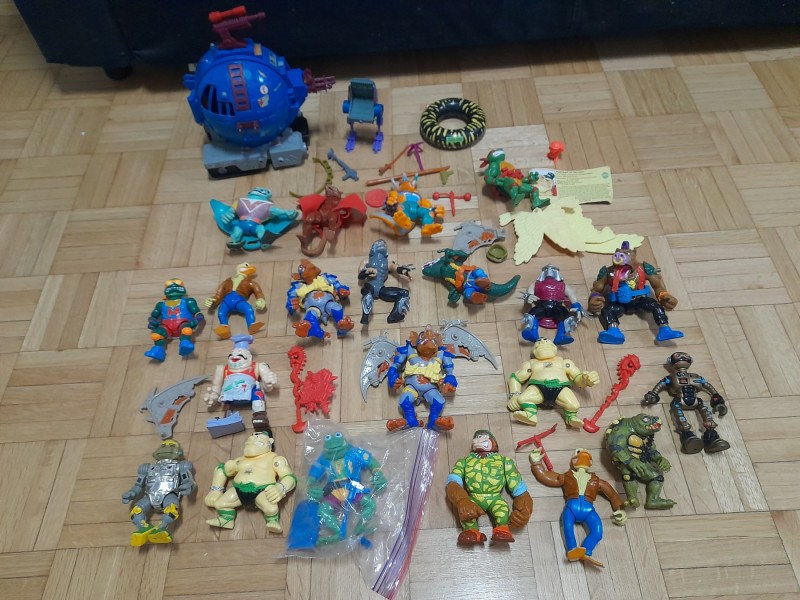 Nindza Kornjace TMNT lot vintage stare igracke