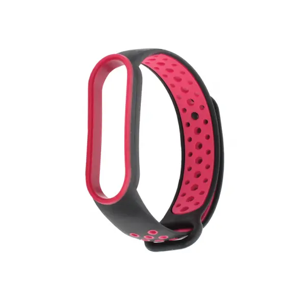 Narukvica za smart watch Xiaomi Mi Band M5/M6 crno pink