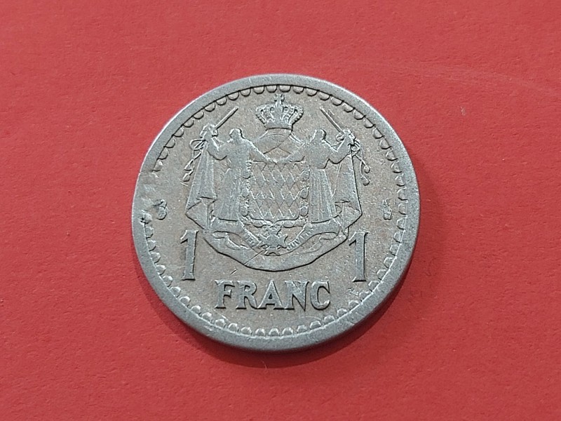 Monako - 1 franc 1943 god