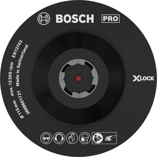 Bosch PRO nosač brusnog papira X-LOCK 115 mm Velcro (2608601721)