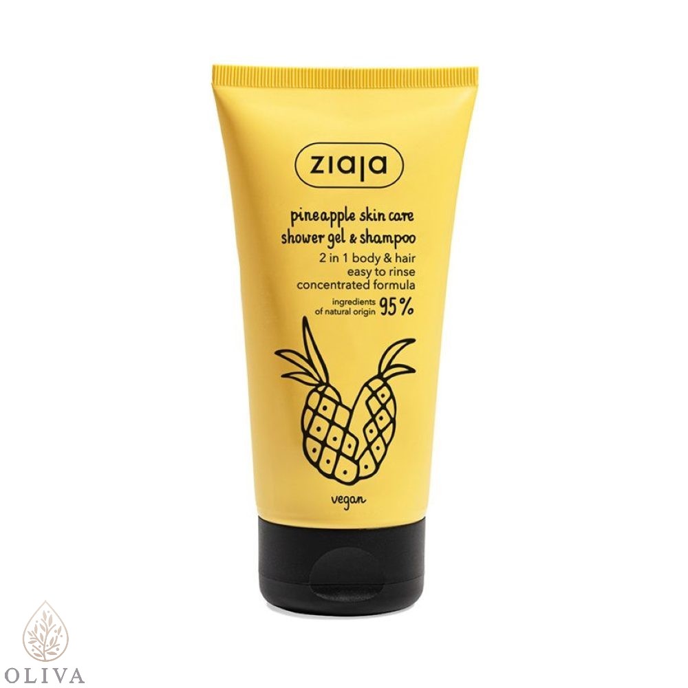 ZIAJA ANANAS 2 U 1 ŠAMPON I GEL ZA TUŠIRANJE 160 ML