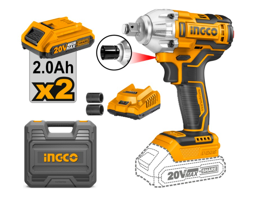 CIWLI2038 Aku udarni odvijač 1/2″ 300Nm INGCO