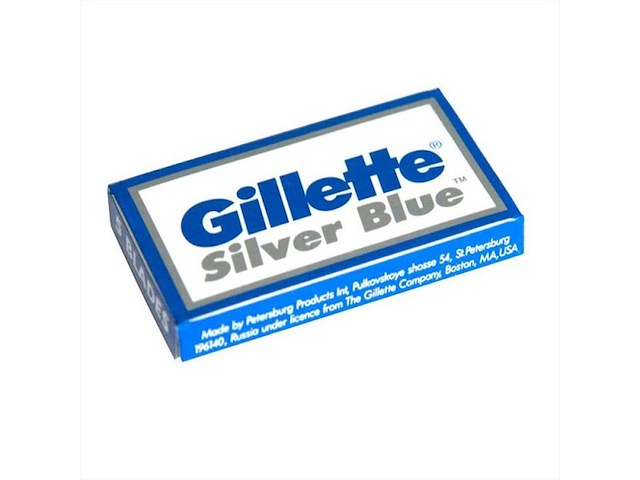 Gillette Silver Blue - zileti za brijanje