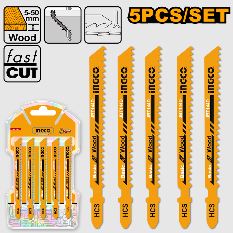 JBT144D LIST UBODNE TESTERE ZA DRVO FASTCUT 5/1 INGCO