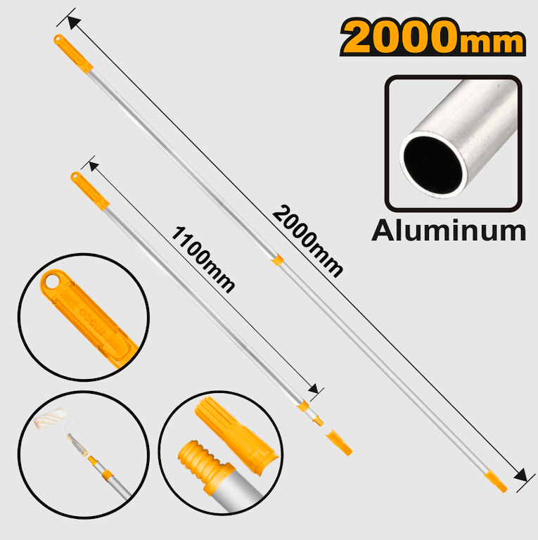 Alu teleskopska drška HRCEP0201 Ingco