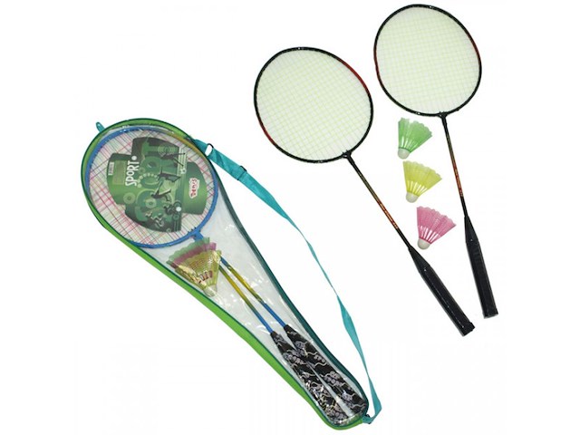 Badminton set Dva reketa sa lopticama u futroli 22-621000