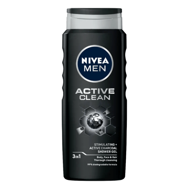 NIVEA GEL ZA TUŠIRANJE MEN ACTIVE CLEAN 500ML