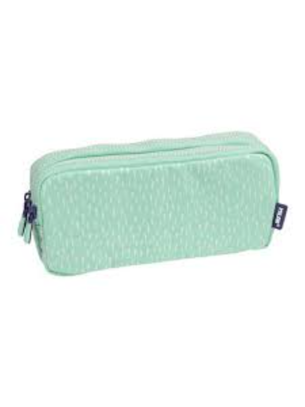 3-zip pencil case Berrywood, green