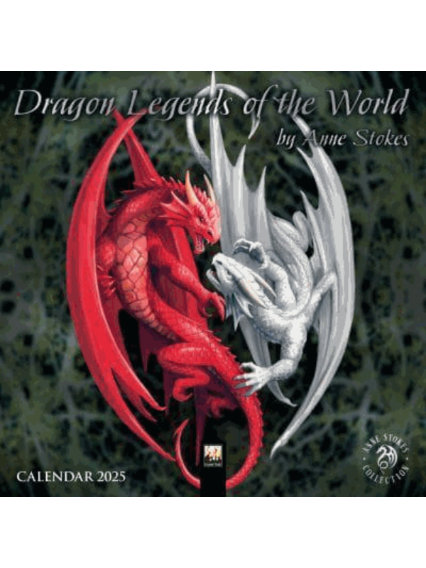 Anne Stokes: Dragon Legends of the World Mini Wall Calendar 2025 (Art Calendar)