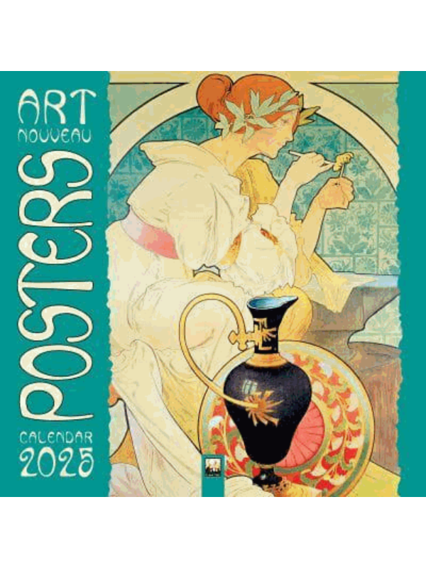 Art Nouveau Posters Wall Calendar 2025 (Art Calendar)