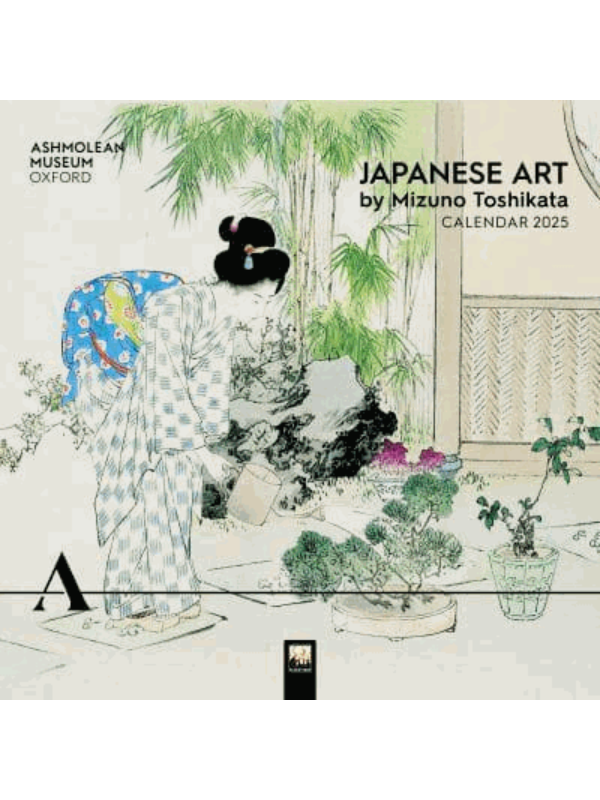 Ashmolean Museum: Japanese Art by Mizuno Toshikata Wall Calendar 2025 (Art Calendar)