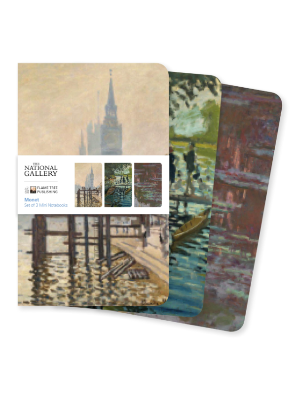 National Gallery: Monet Set of 3 Mini Notebooks