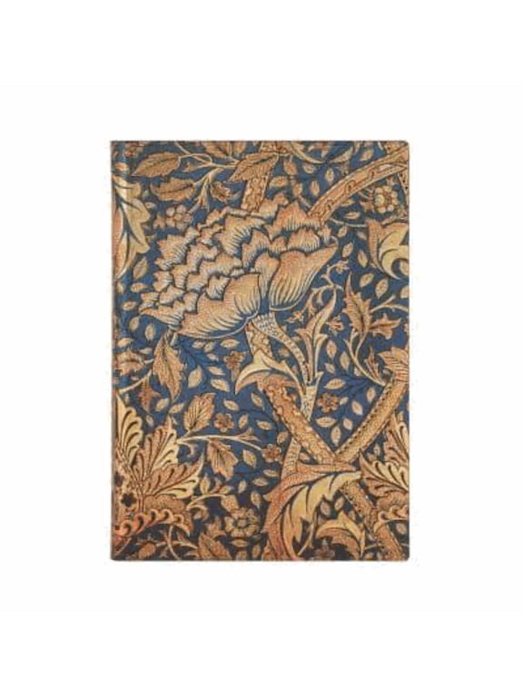 William Morris Windrush, Midi Lined Flexi Journal : Flexi softcover, 100 gsm, ribbon marker, memento pouch, book edge printing