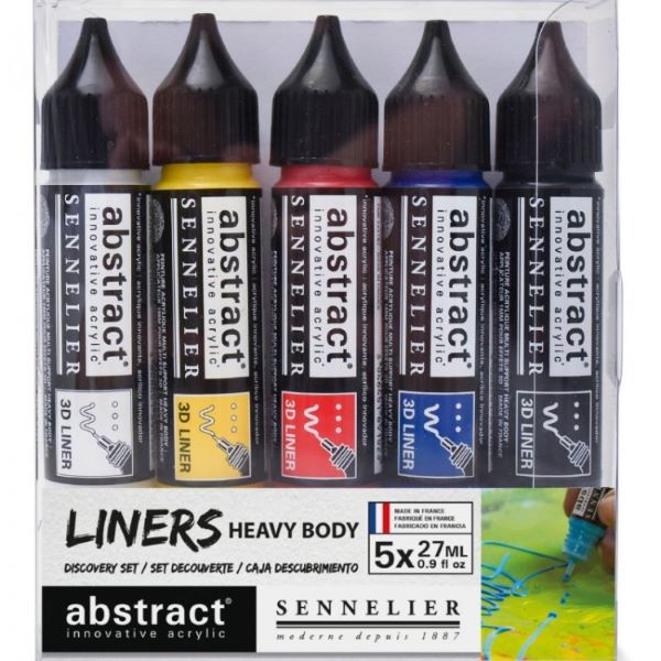 Sennelier Abstract Set of 5x27ml Abstract liners