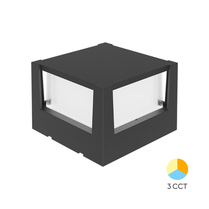 Zidna/podna lampa WALLS-G1 KOCKA 15W 3U1 IP65