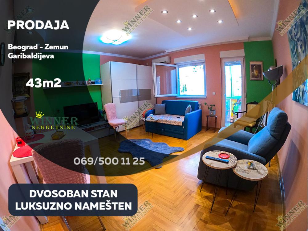 Prodaja Stan Zemun Garibaldijeva 43m2 parking mesto ID#1364 135.000 €