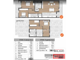 TELEP, 147m2, Petrosoban-Duplex sa pdv