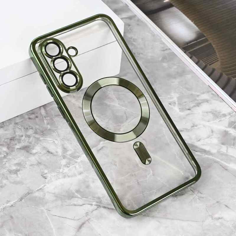 Maska Magsafe Lux za Samsung A566B Galaxy A56 5G zelena