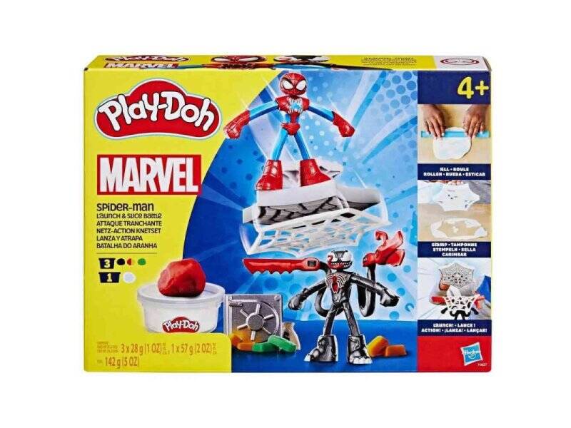 DEXY CO PLAY-DOH SPIDERMAN LAUNCH AND SLICE BATTLE