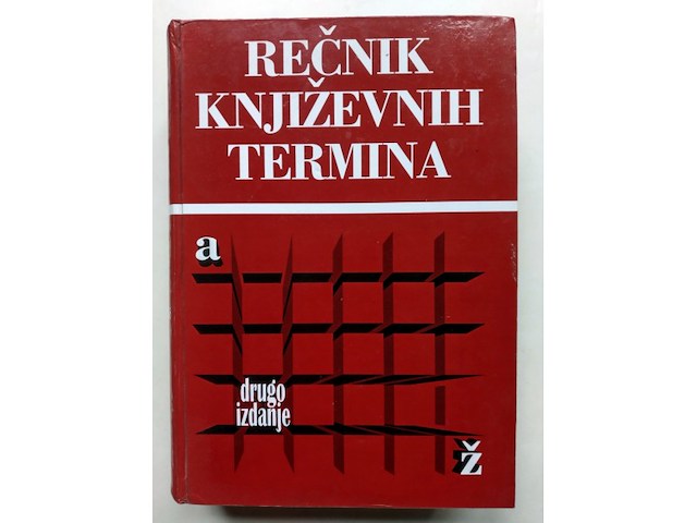 REČNIK KNJIŽEVNIH TERMINA