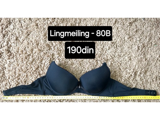 Lingmeiling grudnjak brushalter crne boje 80B