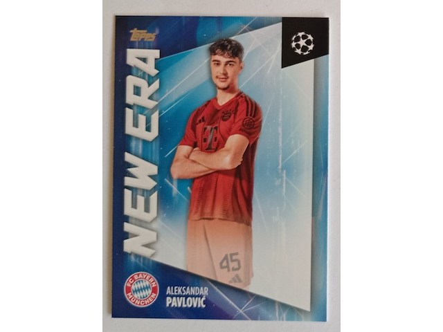 2024/25 Topps UCC Aleksandar Pavlović New Era