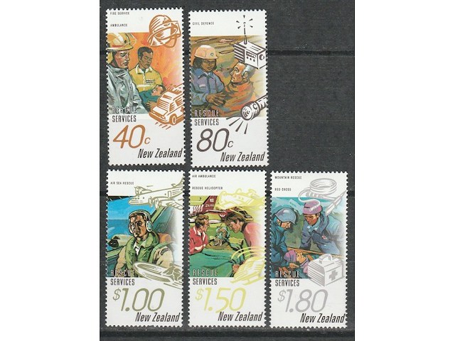 Novi Zeland, New Zealand - 1996 - Rescue services - MNH