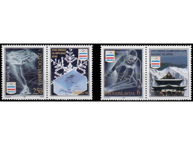 ZOI NAGANO 1998 - VINJETA DESNO